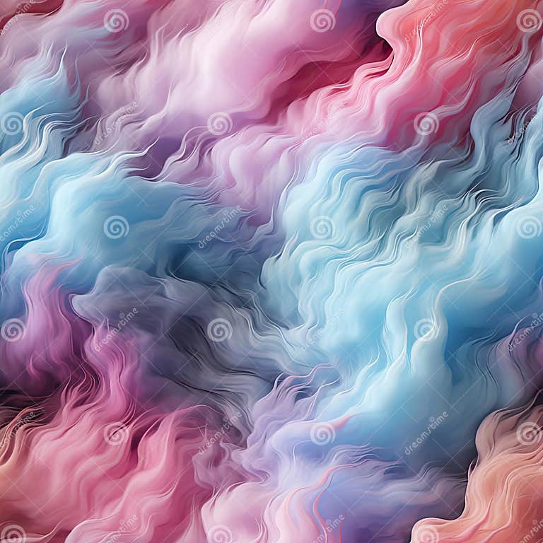 Multicolor Textured Abstract Cloud Background with Wavy Lines (tiled ...