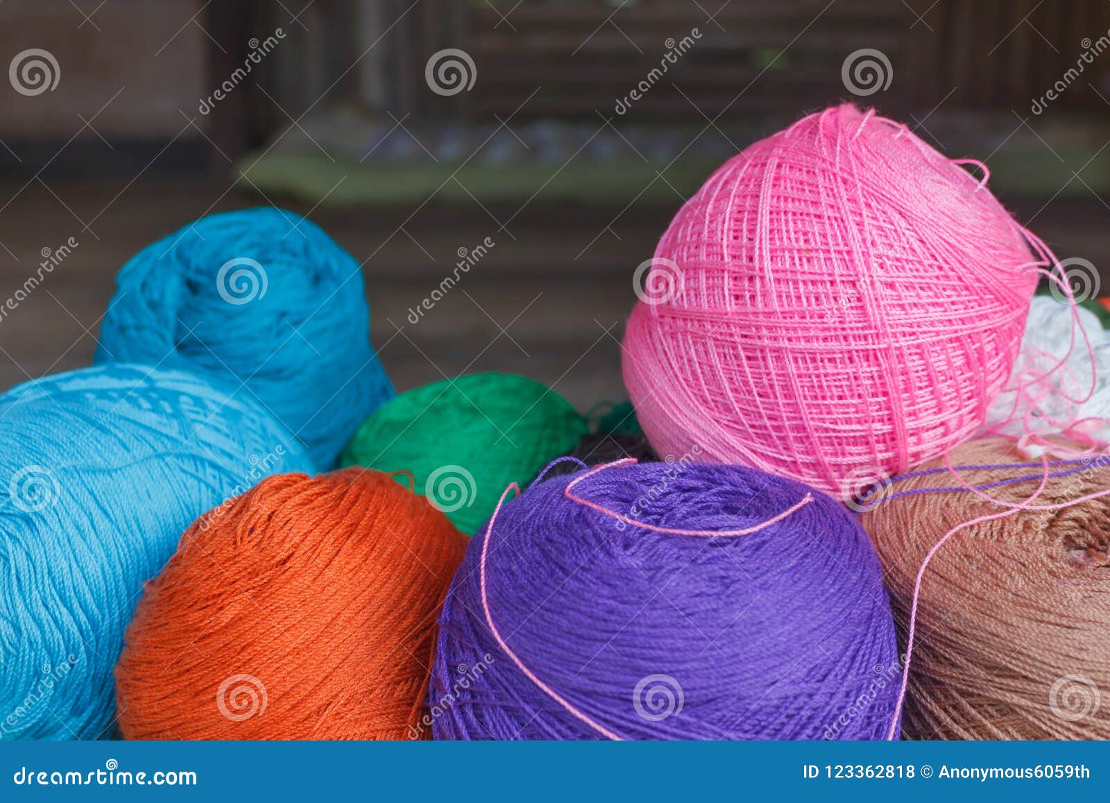 Thread Silk Colors stock photo. Image of needle, rows - 123362818