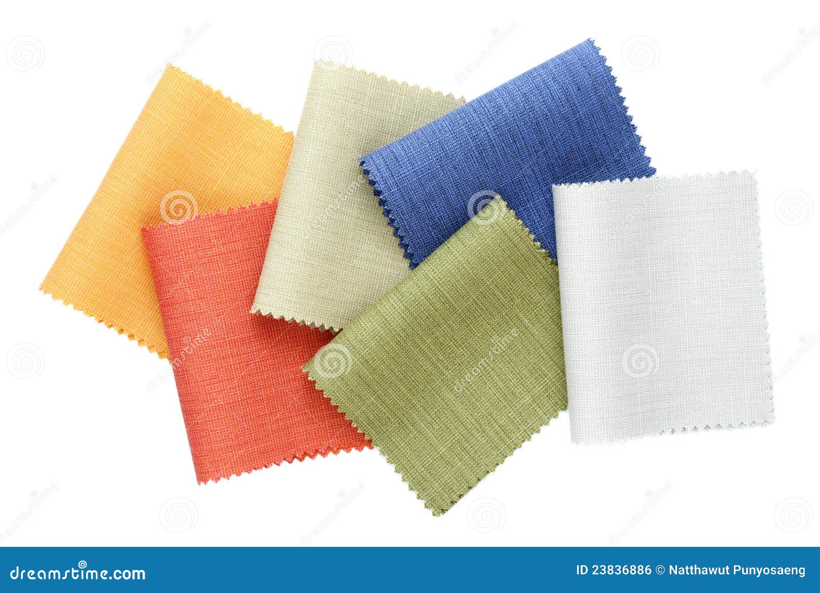 Multicolor Tone of Fabric Sample Stock Photo - Image of cotton, element ...