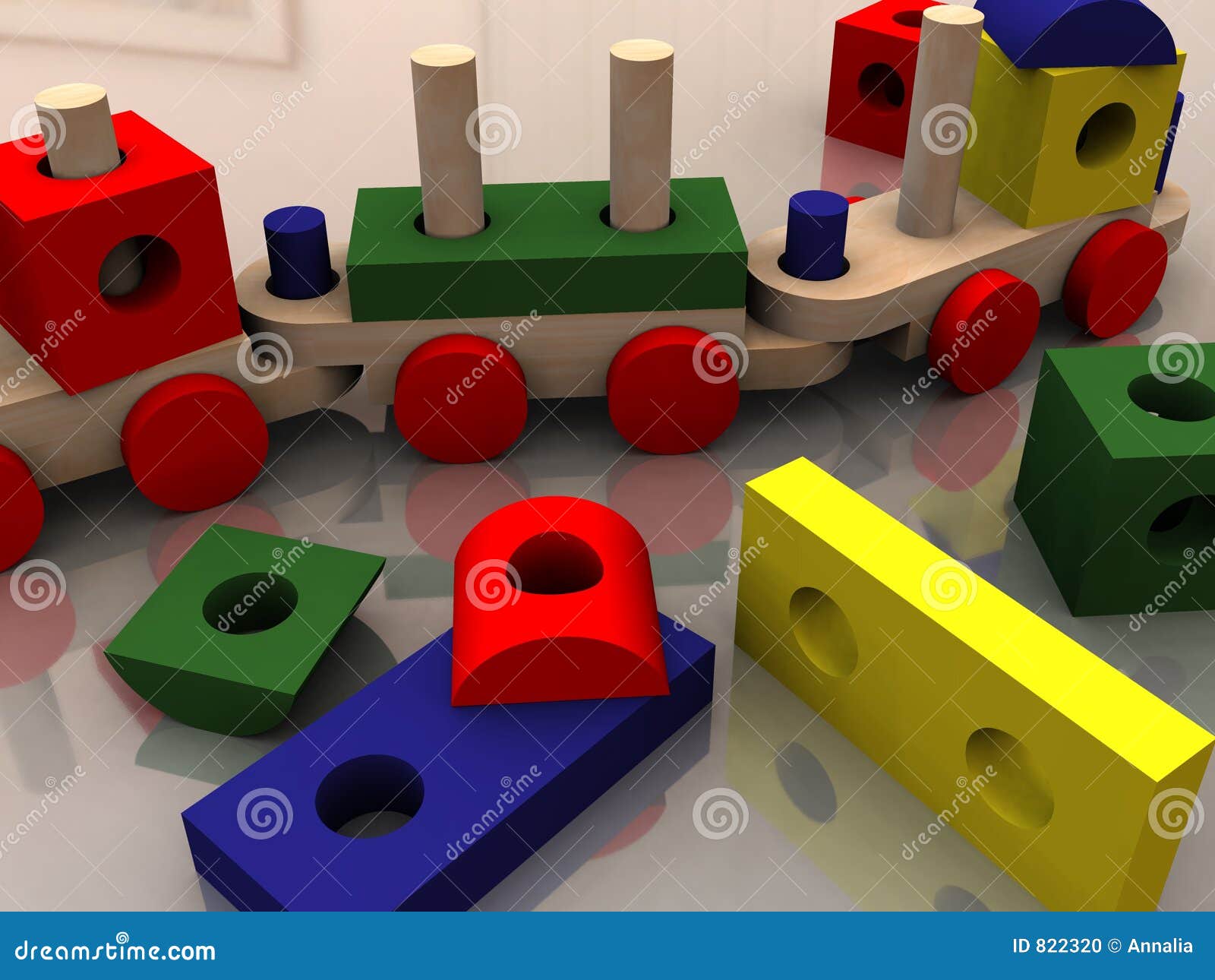 Multicolor toys stock illustration. Illustration of playing - 822320