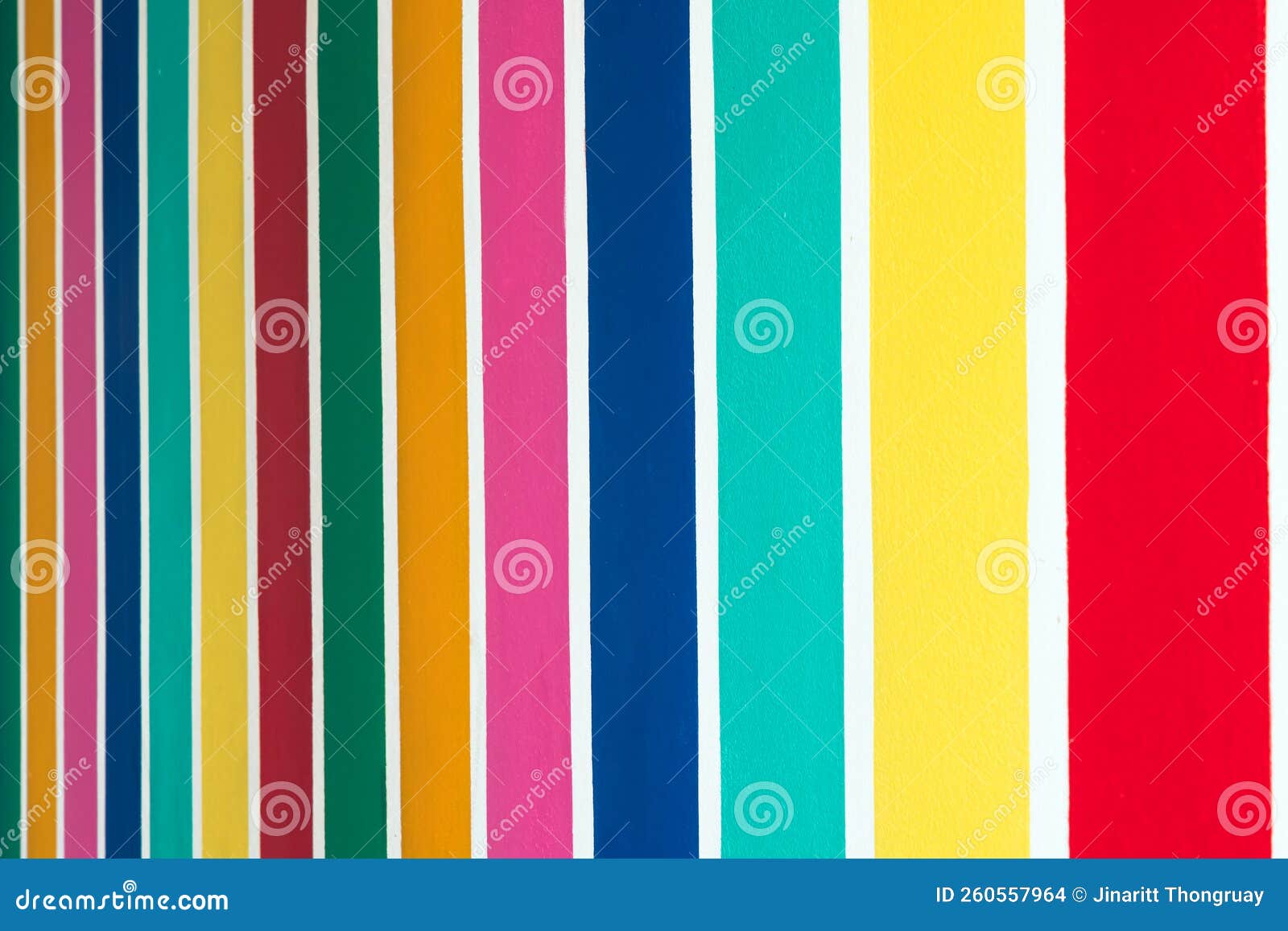 Multicolor Vertical Striped Pattern on Cement Wall. Colorful Painted on ...