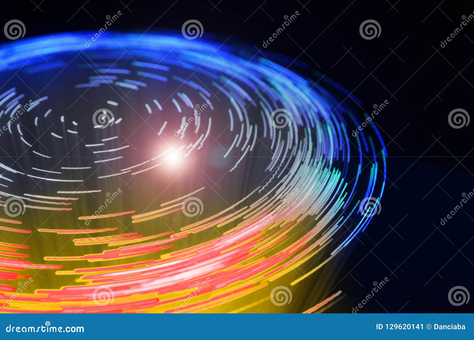 Multicolor Vortex Colored Effect Stock Image - Image of green, color ...