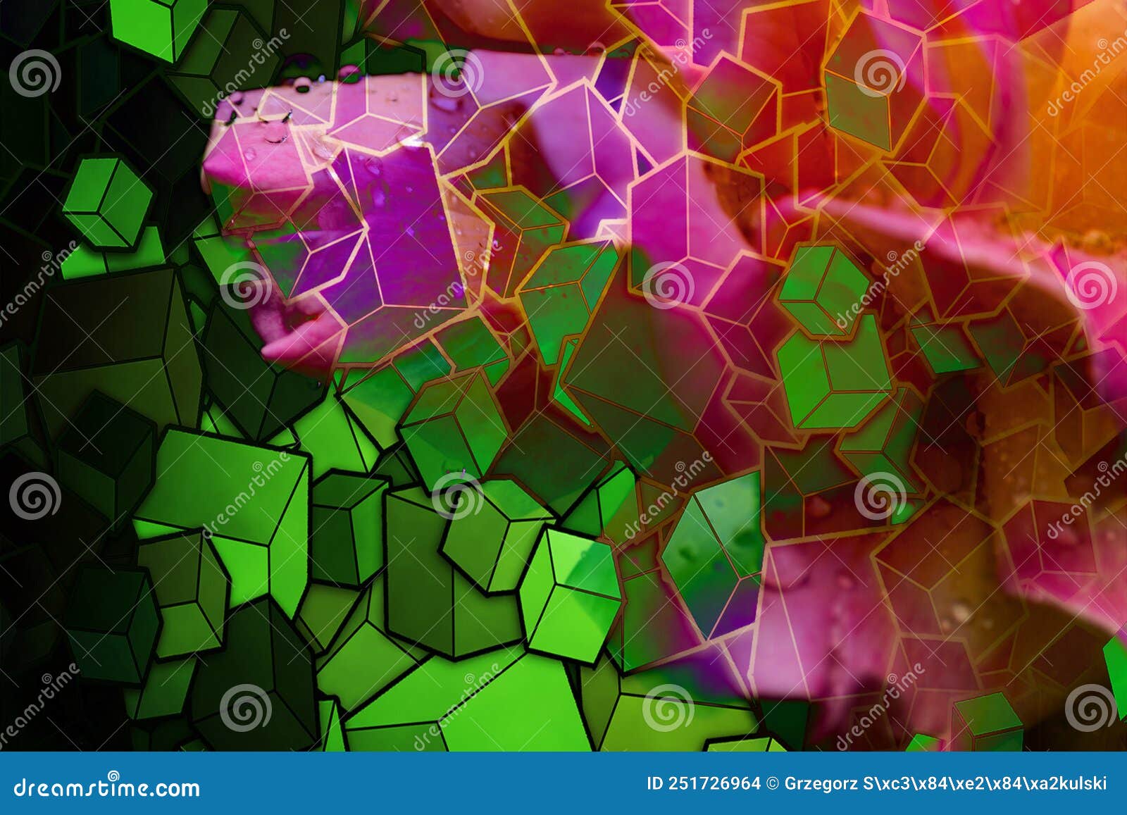 Multicolor Abstract Wallpaper Stock Illustration - Illustration of ...