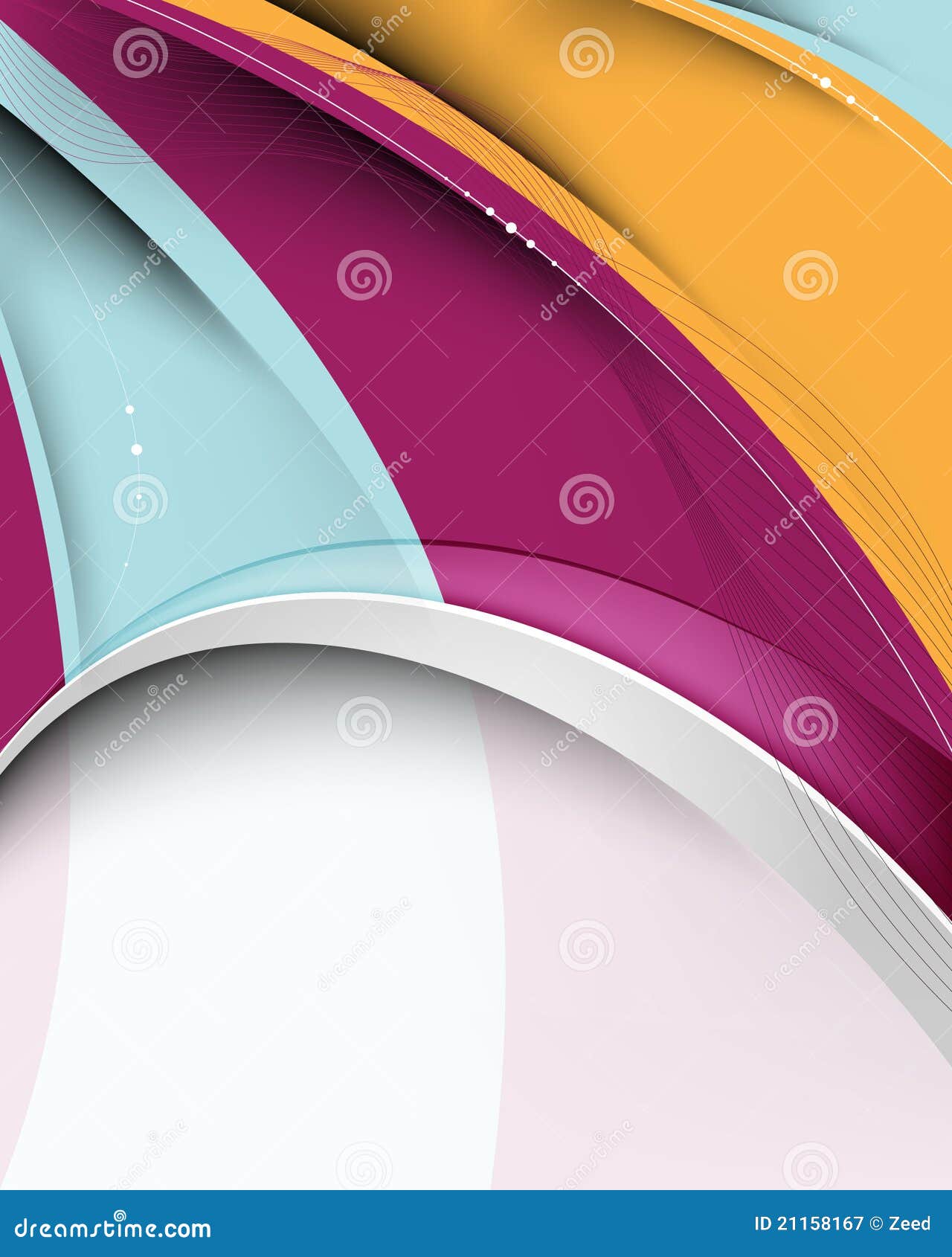 Multicolor Wave Abstract Background Stock Vector - Illustration of ...