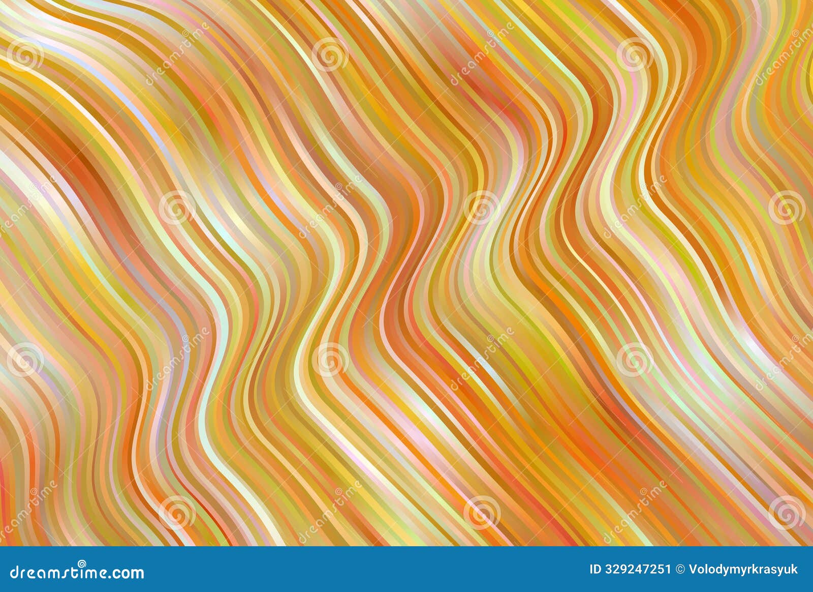 Multicolor Wave Lines Abstract Background Stock Illustration ...