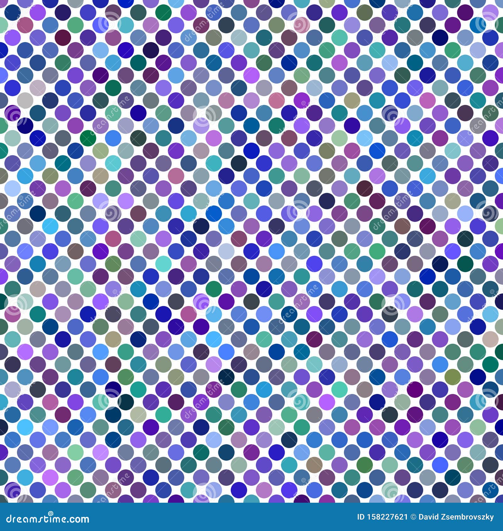 Multicolored Abstract Dot Background Design Stock Vector - Illustration ...
