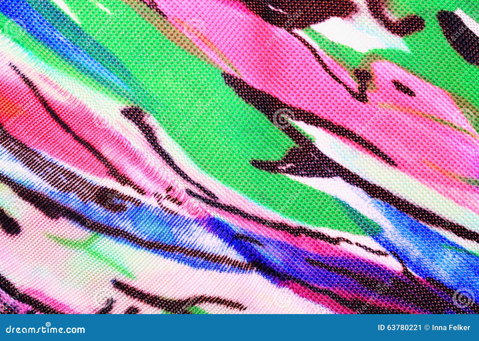 Multicolored Abstract Fabric Texture Background Stock Image - Image of ...