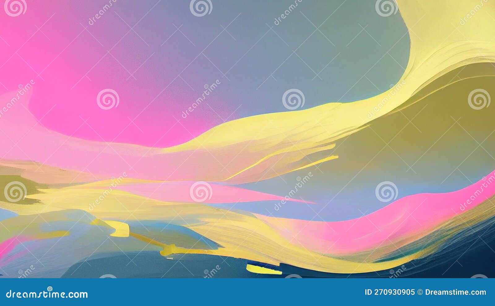 Abstract Painting Wave Texture Background Stock Illustration ...