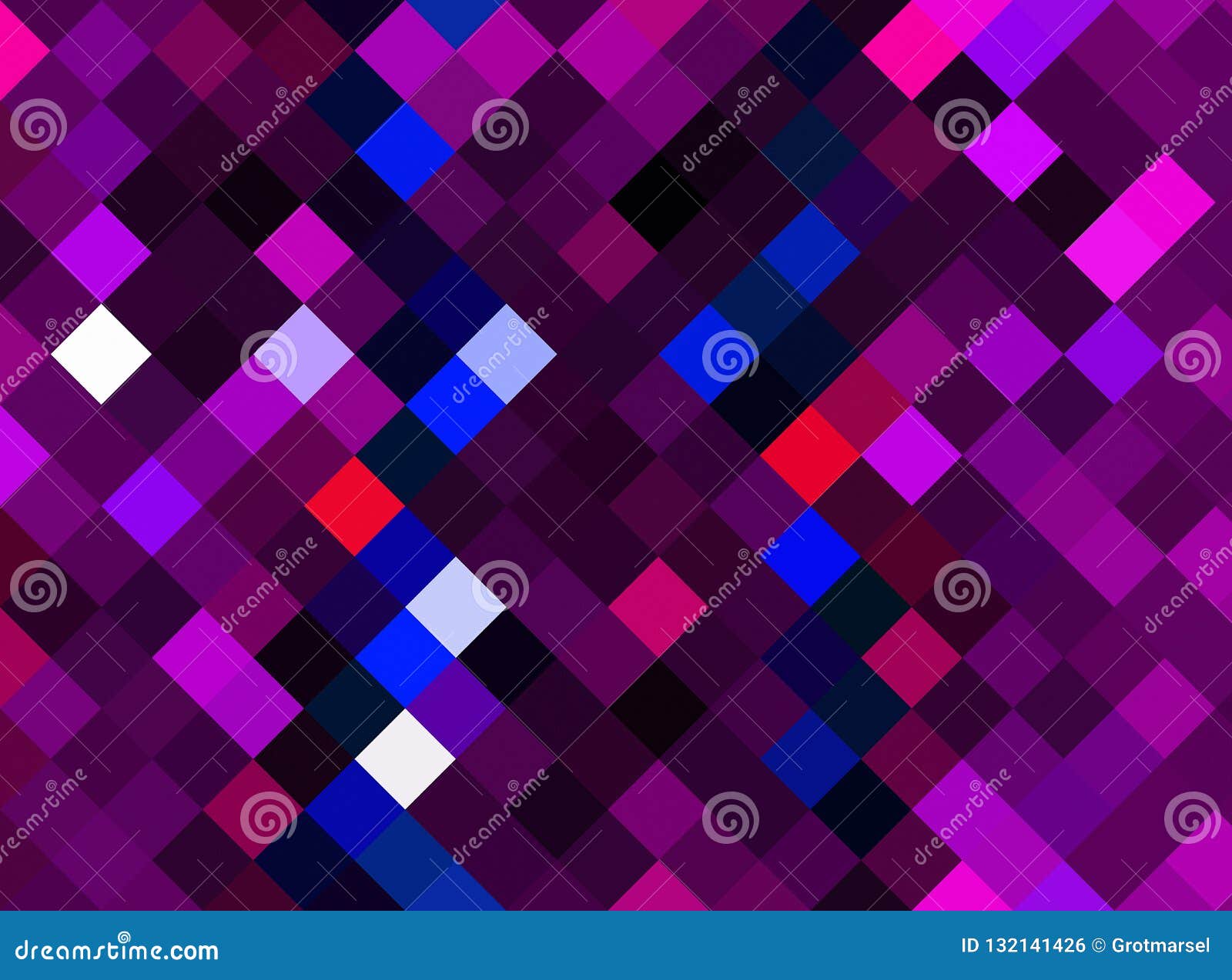 Multicolored Abstract Pixel Pattern. Comic Background Stock ...