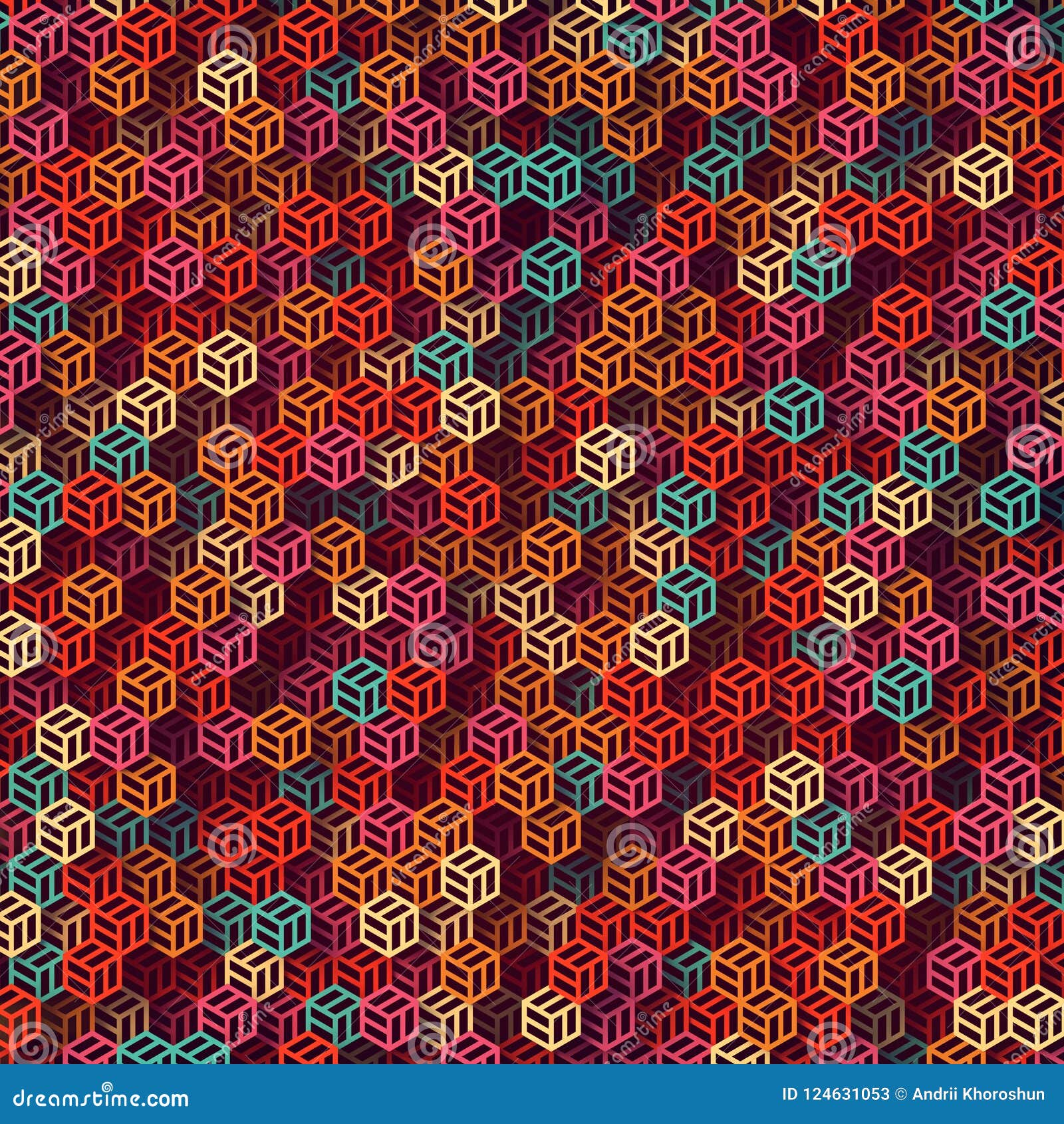 Multicolored Abstract Surface Pattern. Computer Generated Composition ...