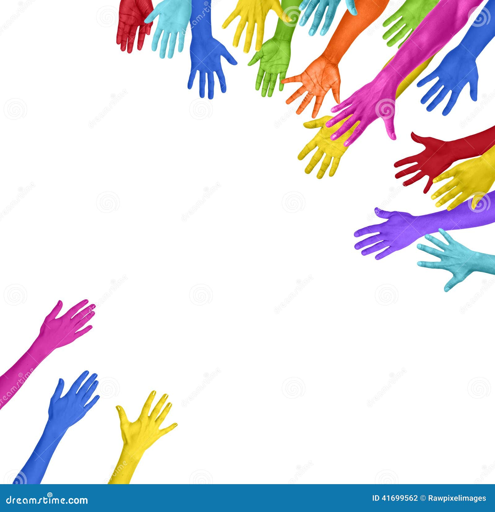 Arms Reaching For Illuminated Light Bulb Cartoon Vector Business ...