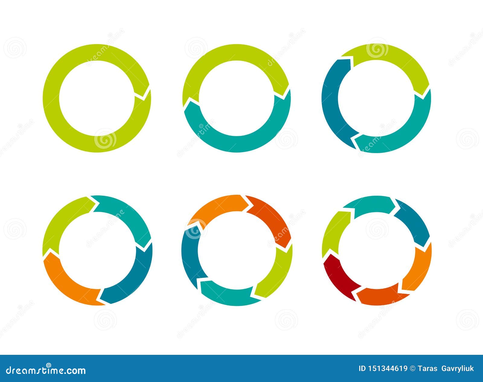 Multicolored Arrows in Circular Motion Stock Vector - Illustration of ... Multicolored Arrows in Circular Motion Stock Vector - Illustration of ...