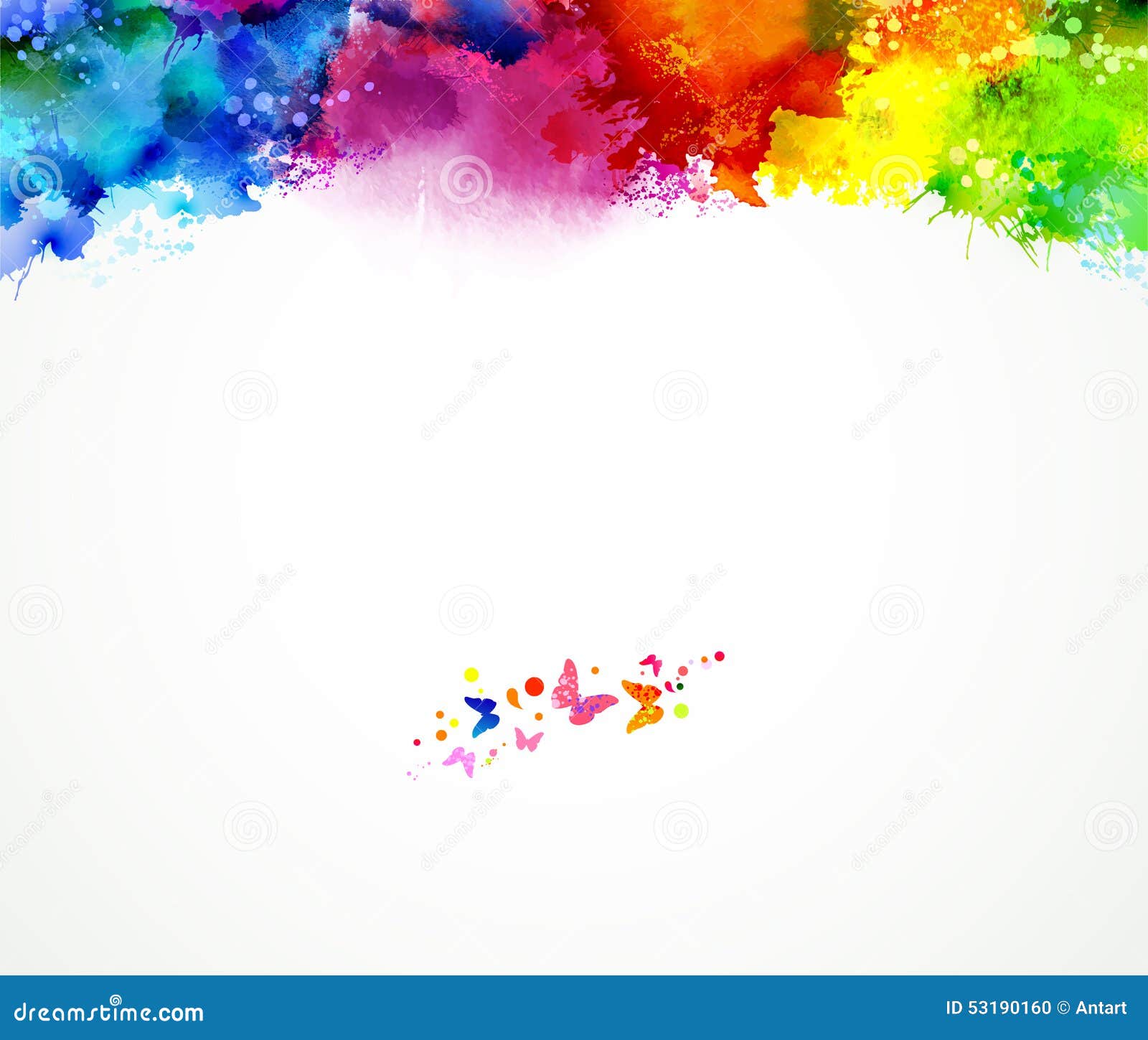 Multicolored Background stock vector. Illustration of blob - 53190160