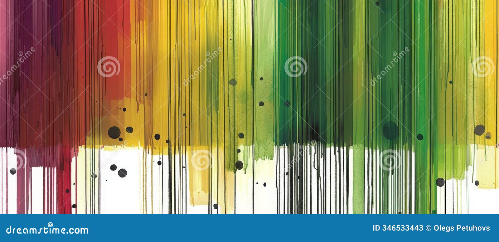 A Multicolored Background with a Large Number of Paint Splatters ...