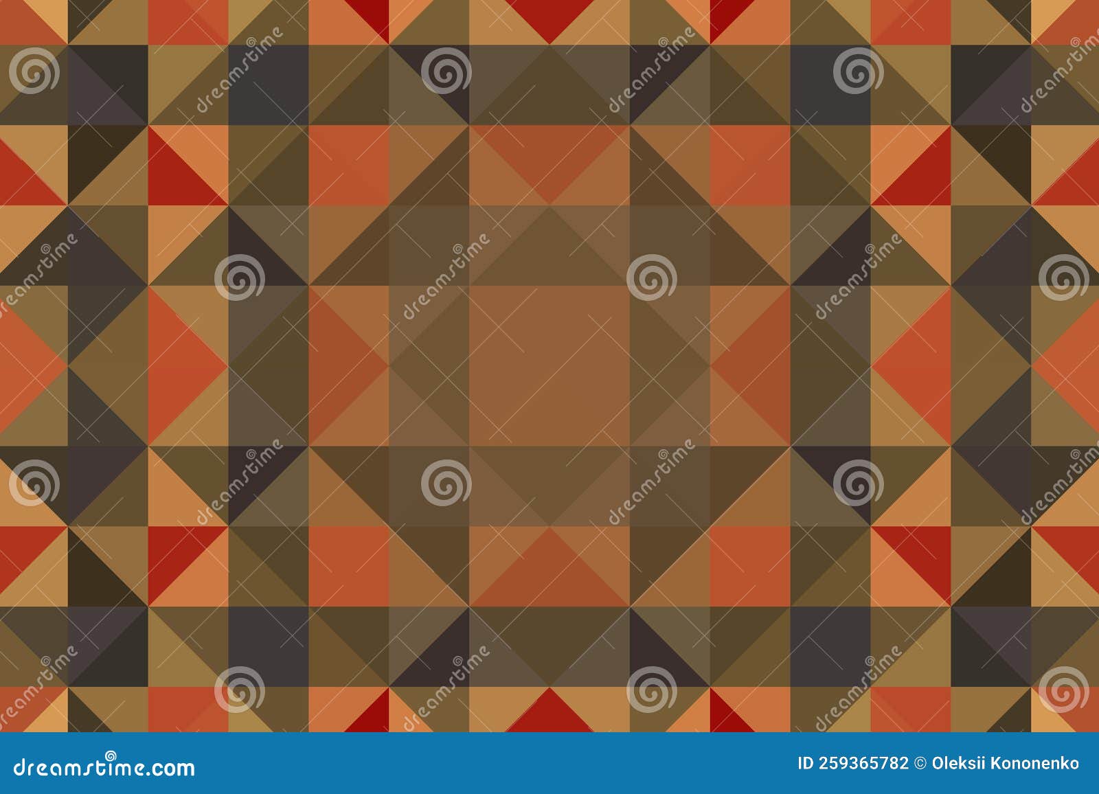 Multicolored Background. a Mosaic of Small Triangles Stock Illustration ...