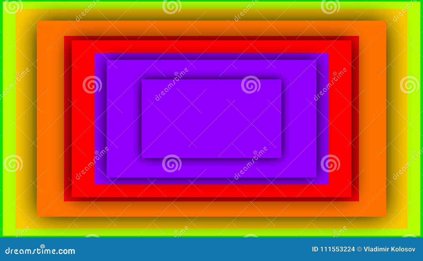 Multicolored Background from Rectangles Stock Illustration ...