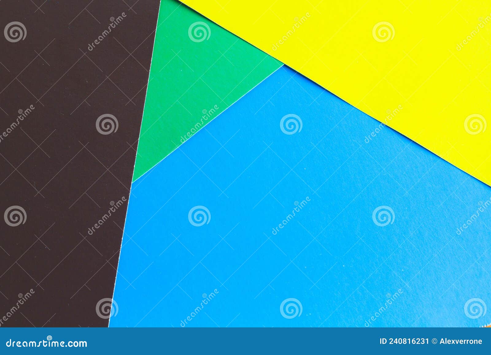 Multicolored Background. Three Colors on Paper.Rainbow Paper. Stock ...