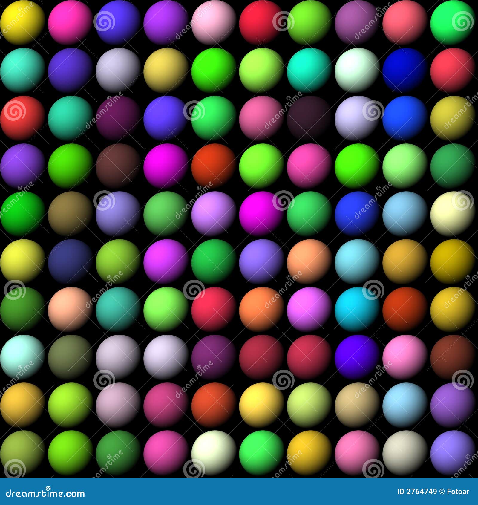 Multicolored balls stock illustration. Illustration of illumination ...