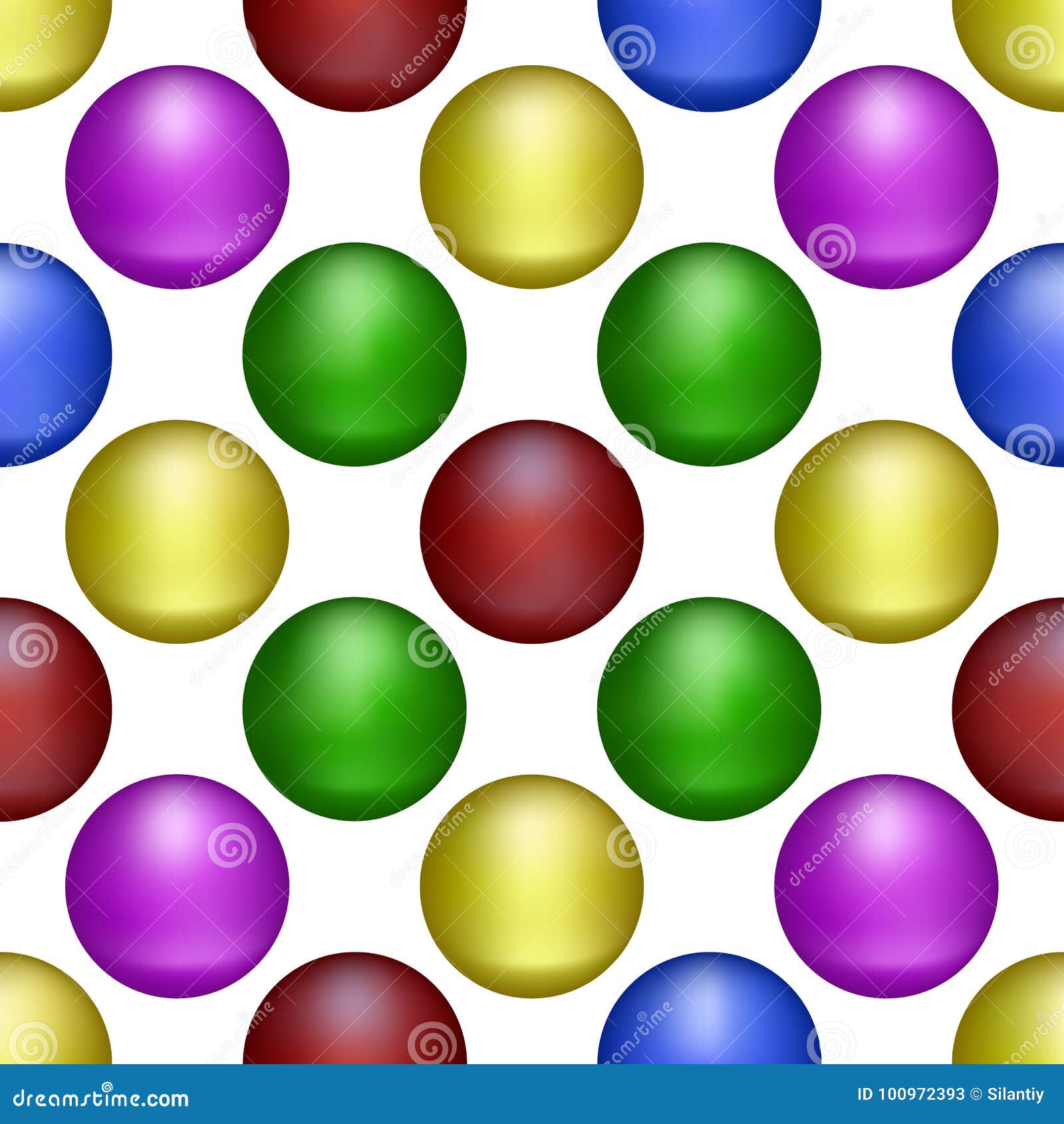 Multicolored Balls Form the Background Stock Vector - Illustration of ...