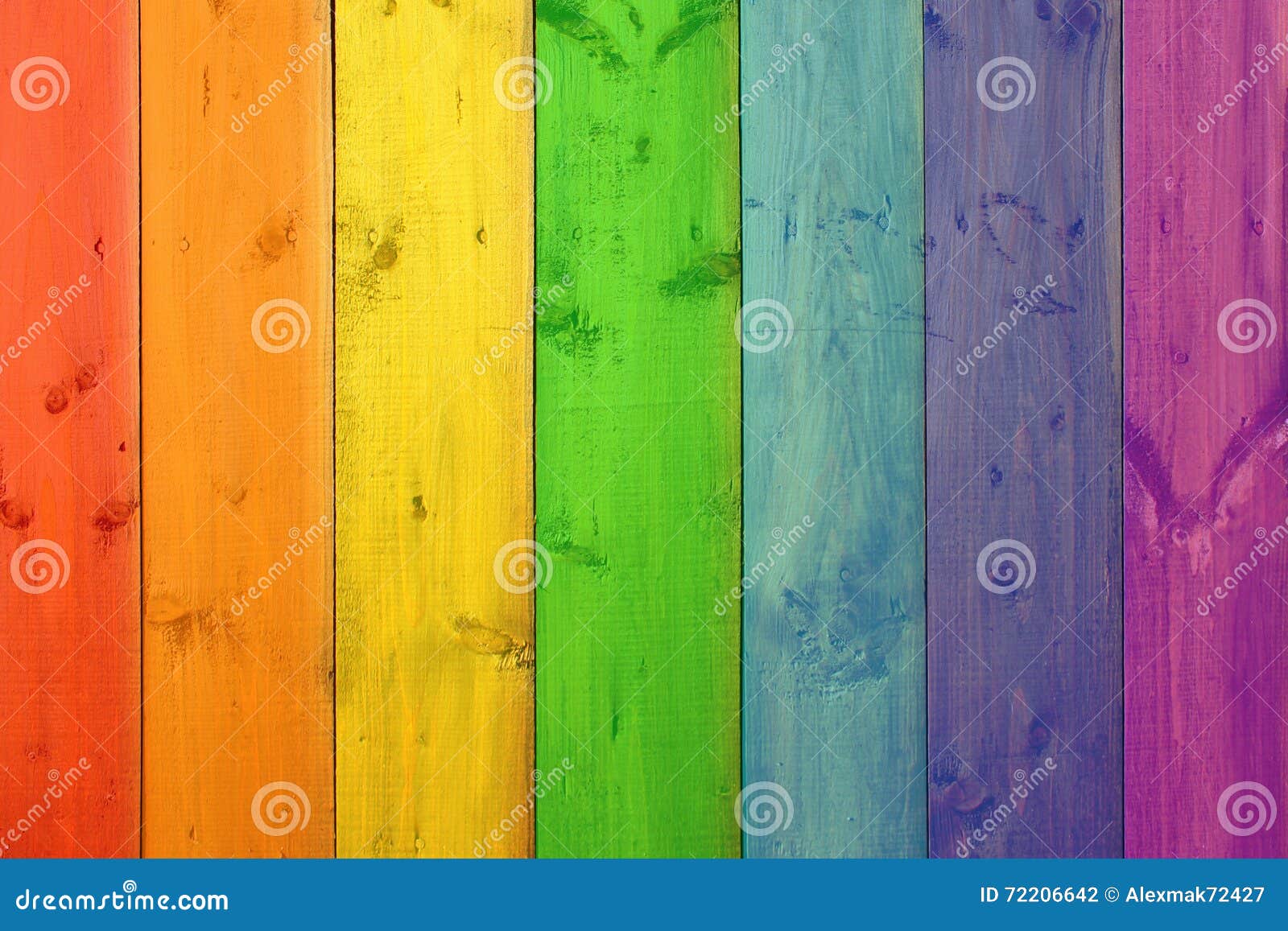 Multicolored Boards in Colores of Spectrum Stock Photo - Image of lines ...