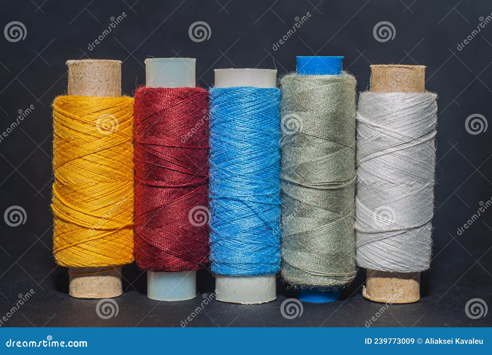 Multicolored Bobbin Thread. Polypropylene Multifilament Yarns Stock ...
