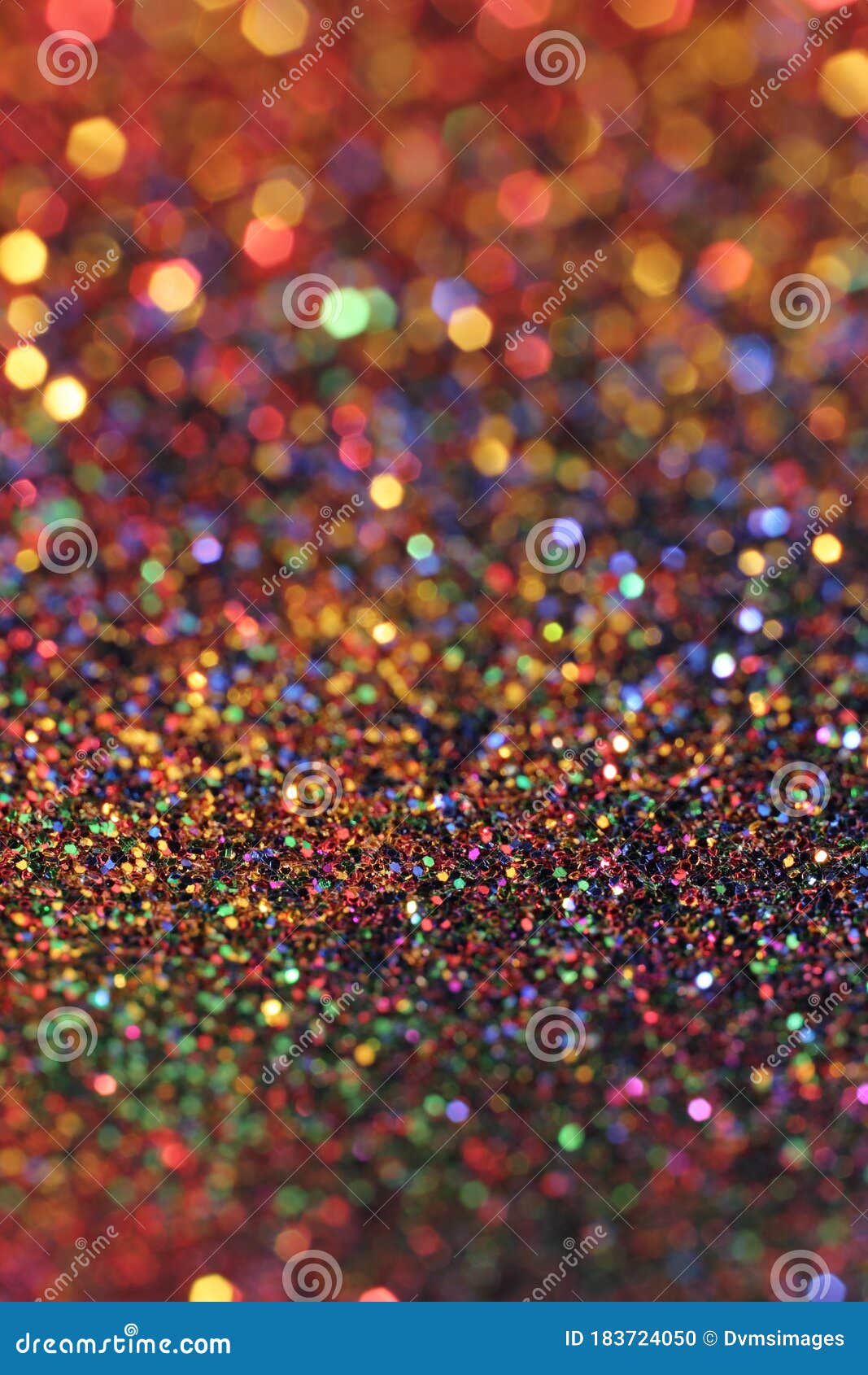 Multicolored Bokeh Glitter Background Stock Photo - Image of bokeh ...