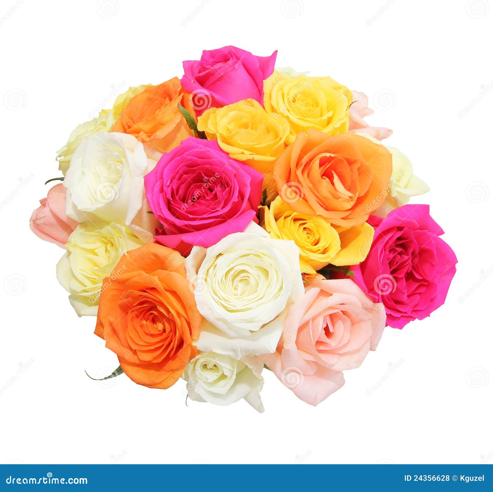Multicolored Bouquet of Roses Stock Photo - Image of gift, beauty: 24356628