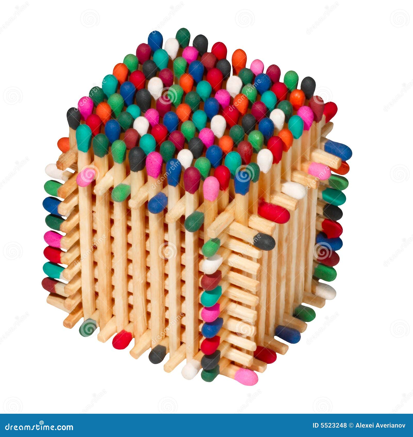Multicolored Box of Matches Stock Photo - Image of alarm, order: 5523248