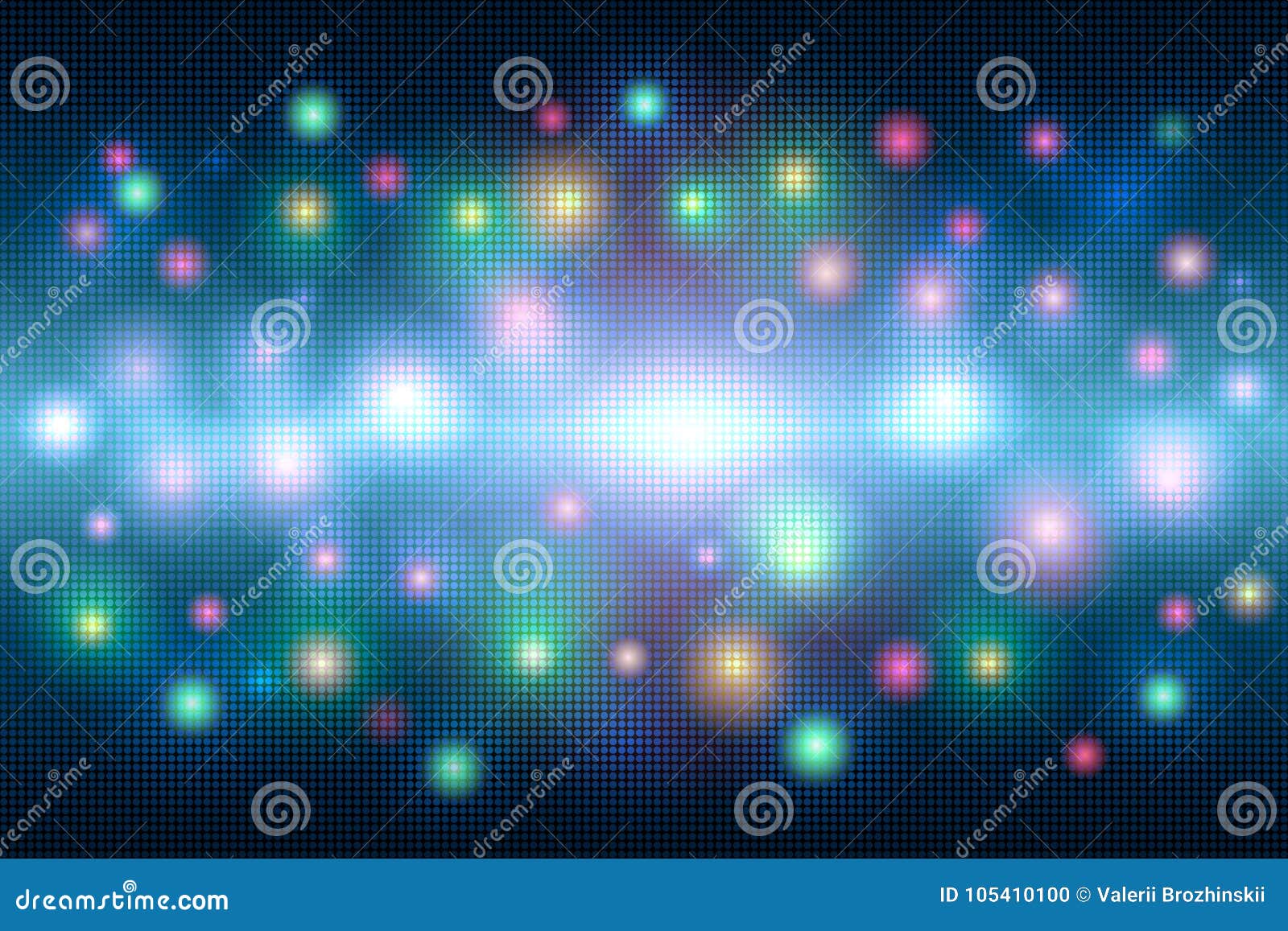 Multicolored Bright Magic Abstract Mosaic Background of Dots and a ...