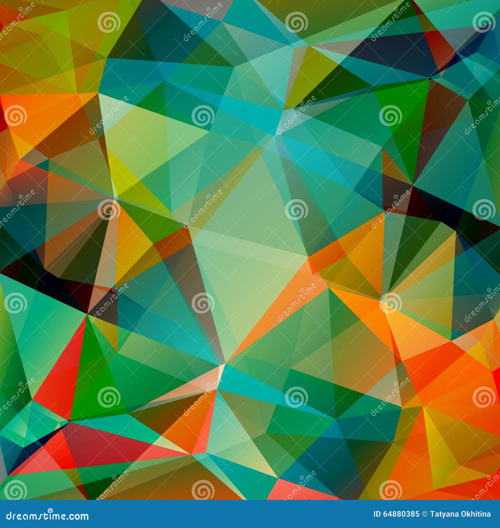 Multicolored Bright Polygonal Background Stock Vector - Illustration of ...