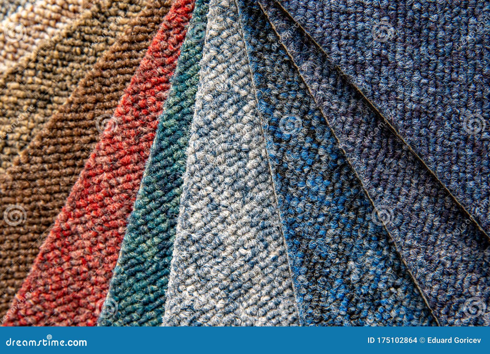 Multicolored Carpet Samples in Detail, Background and Wallpaper Stock ...