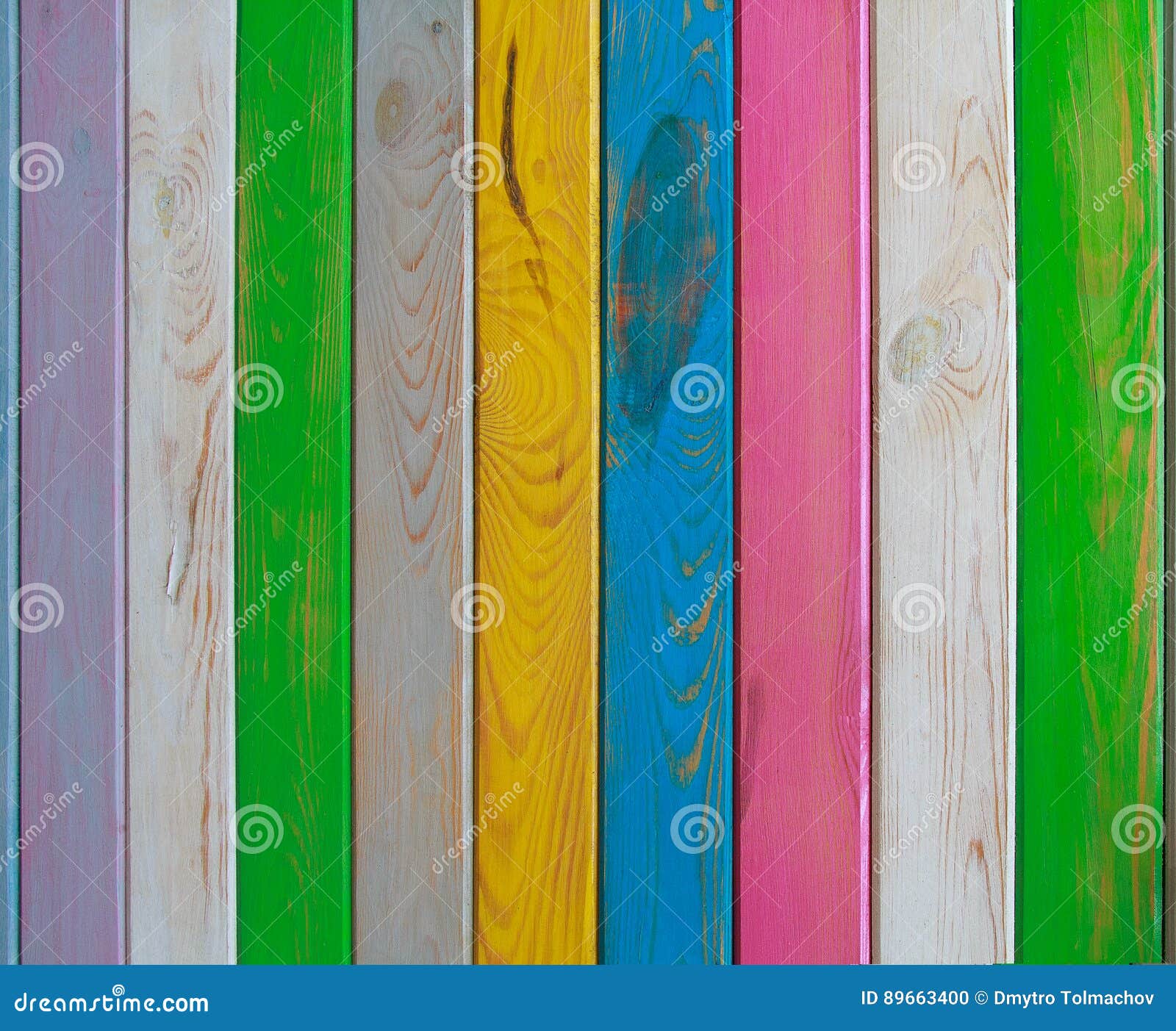 Multicolored Colored Bars in a Fence Stock Photo - Image of interior ...