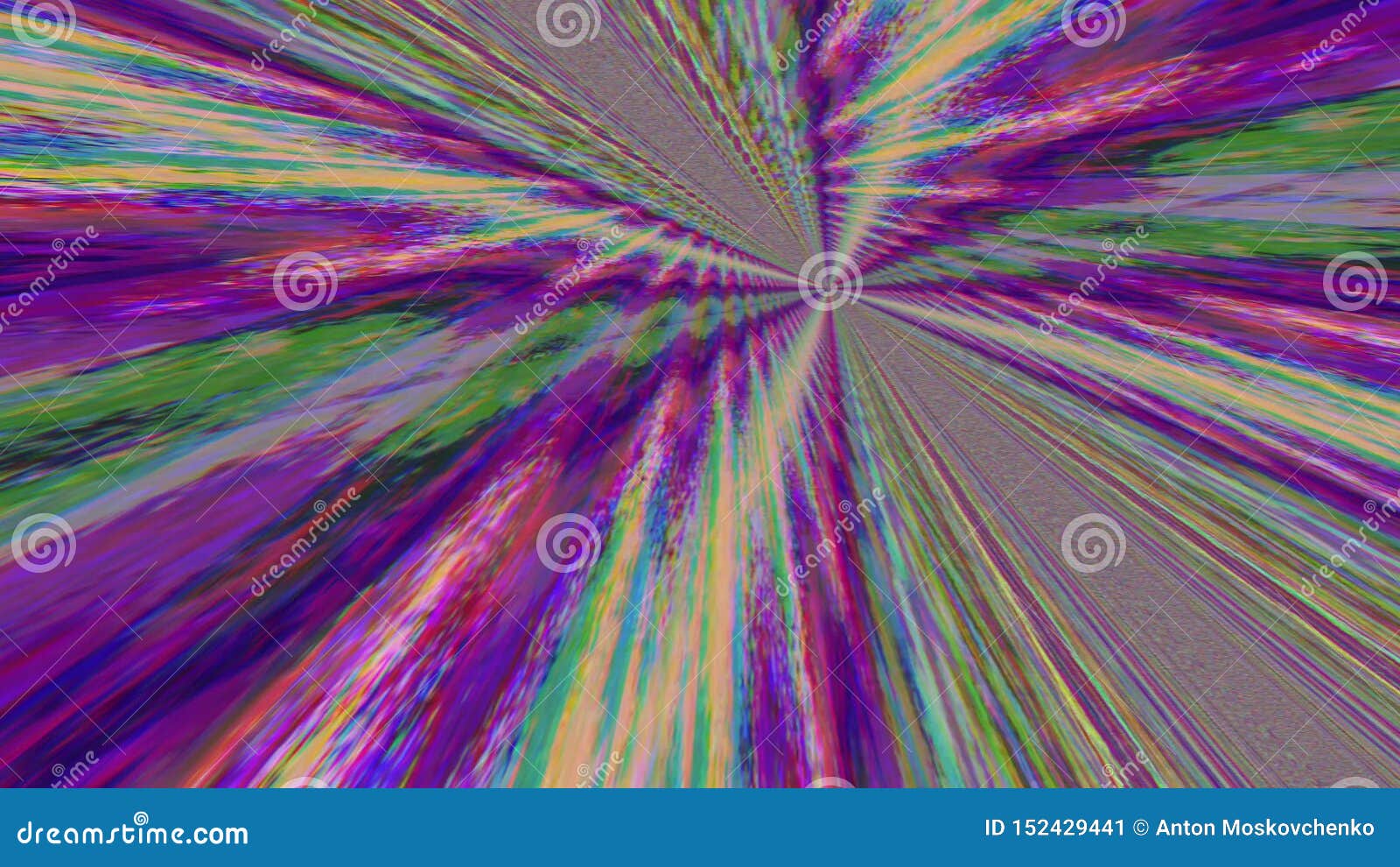 Multicolored Computer Error Effect Flare Iridescent Background ...