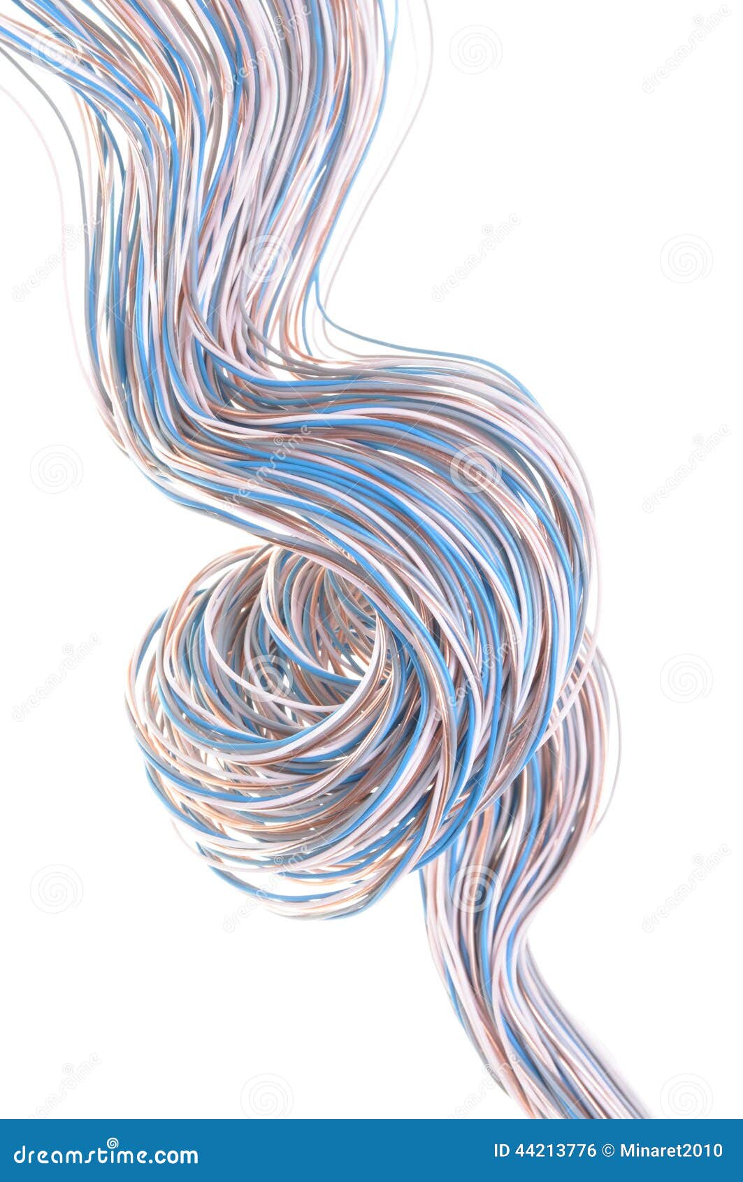 Multicolored Computer Network Cable Stock Photo - Image of idea, energy ...
