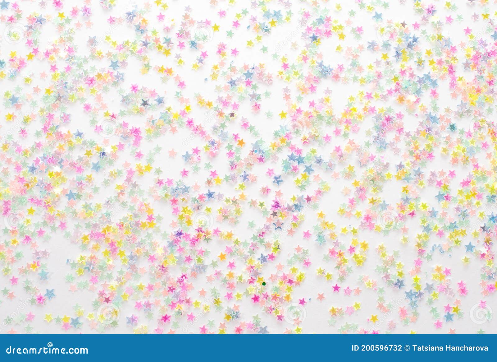 Multicolored Confetti on a Light Background View of Superoo Stock Photo ...