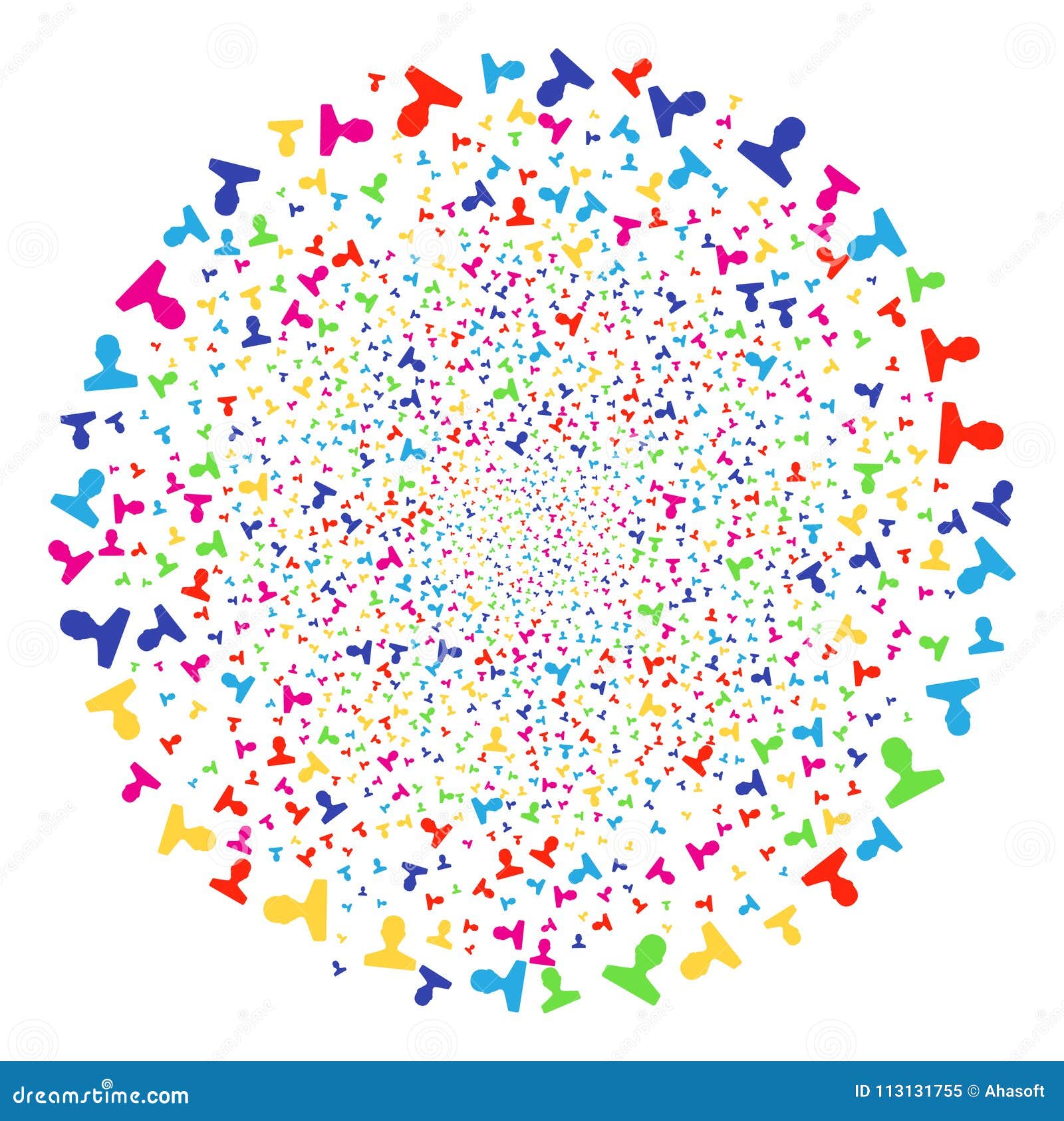 Customer Festival Cluster stock vector. Illustration of burst - 113131755