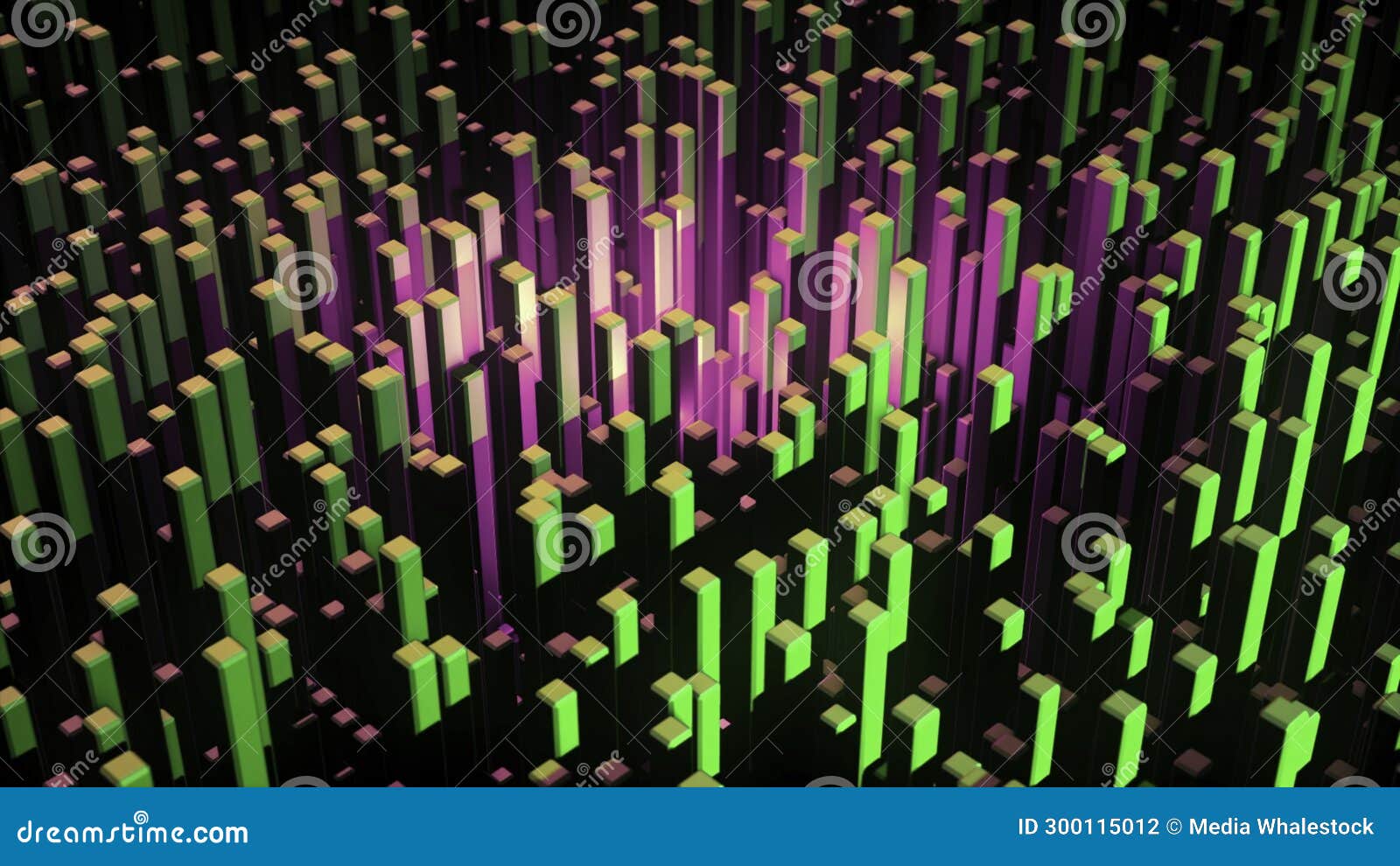 Multicolored 3d Abstraction of Moving Geometric Shapes. Animation ...
