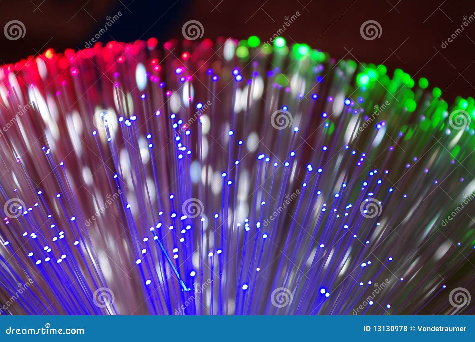 Multicolored Decorative Fiber Glass Lamp Stock Photo - Image of ...