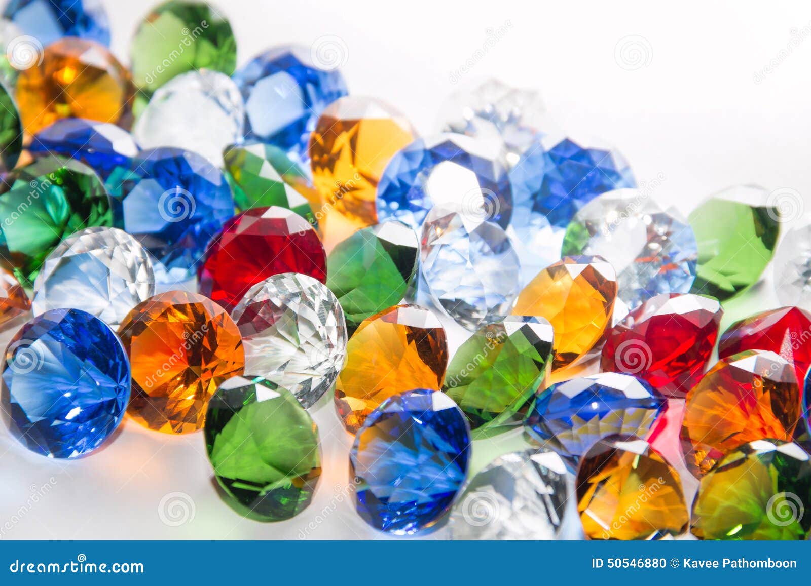 Multicolored Diamonds Background Stock Photo - Image of crystal ...