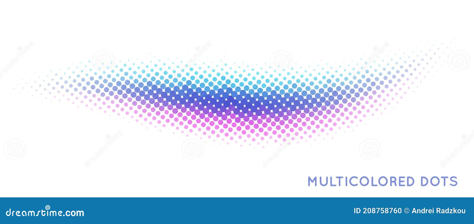 Multicolored Dots. Minimal Vector Graphics Stock Vector - Illustration ...