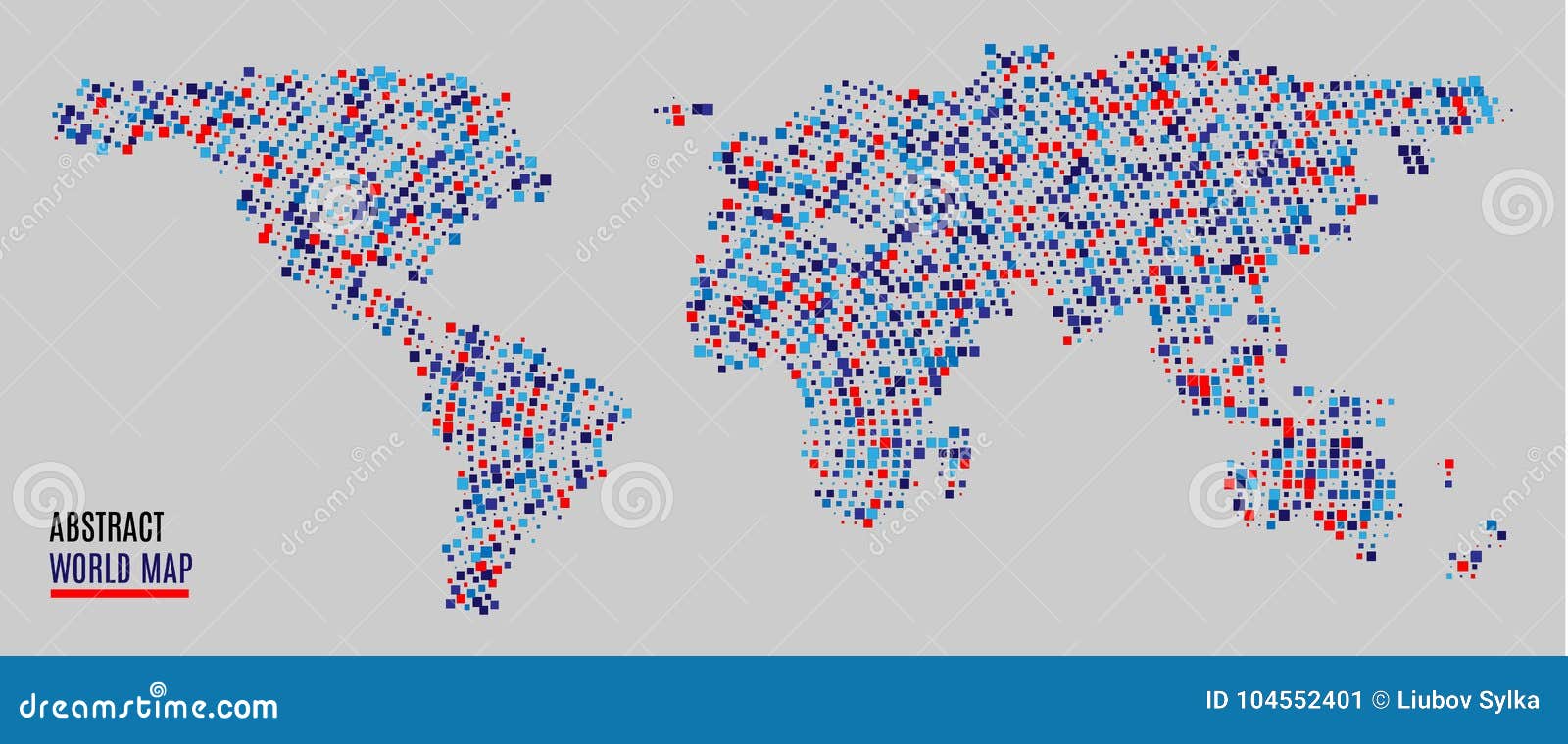 Multicolored Dots World Map. Easy Colors Change. Abstract World Map ... Multicolored Dots World Map. Easy Colors Change. Abstract World Map ...