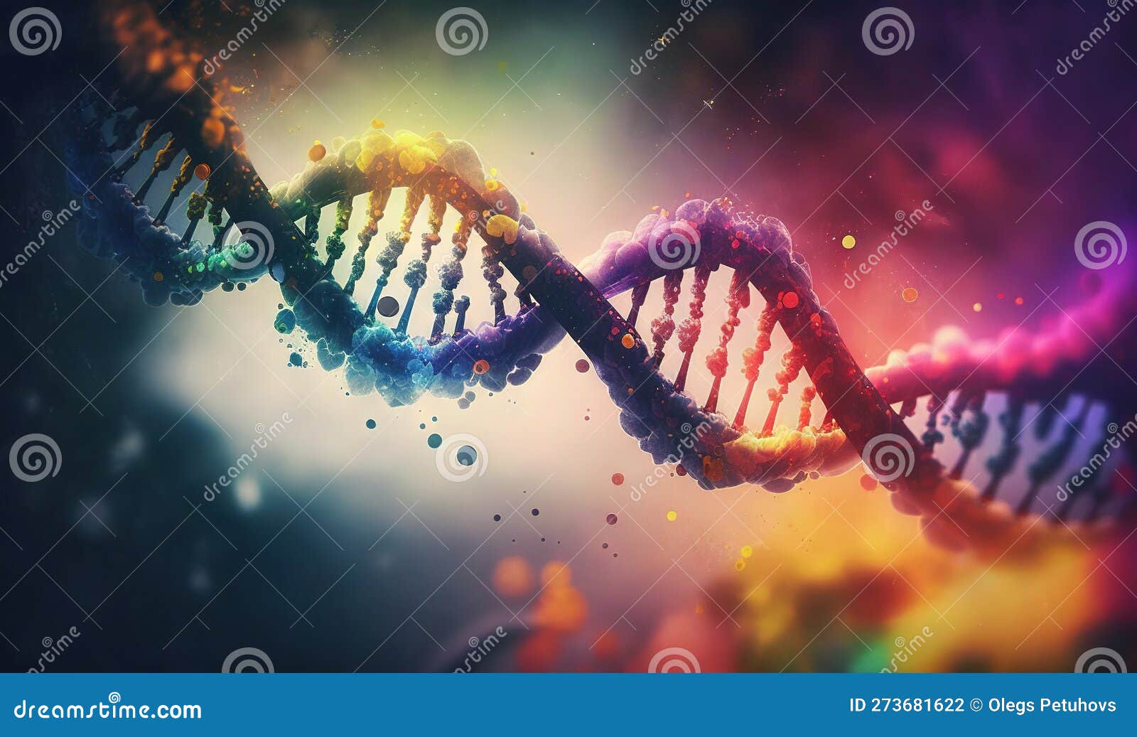 A Multicolored Double - Stranded Model of a Human S Protein, with a ...