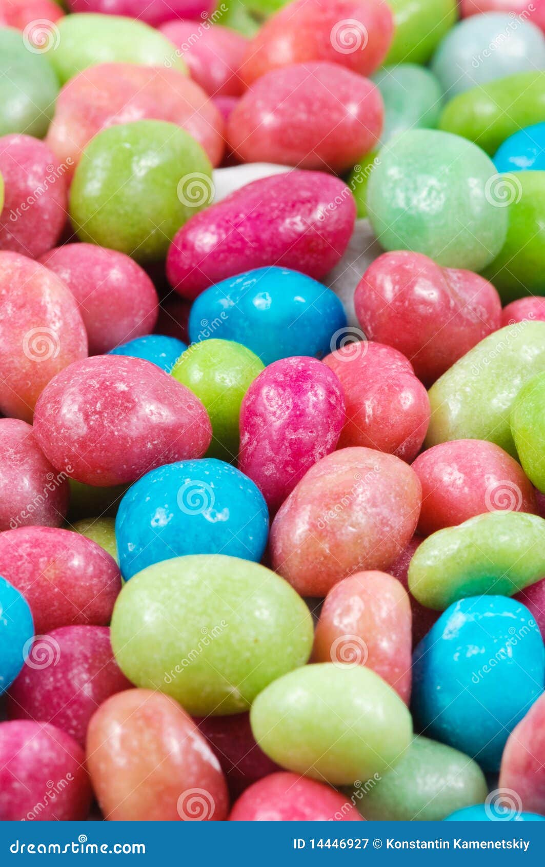 Multicolored Dragee Drop Candy . Stock Image - Image of coated, multi ...