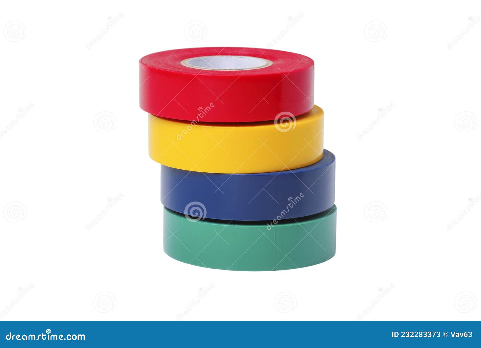 Multicolored duct tape stock image. Image of isolated - 232283373