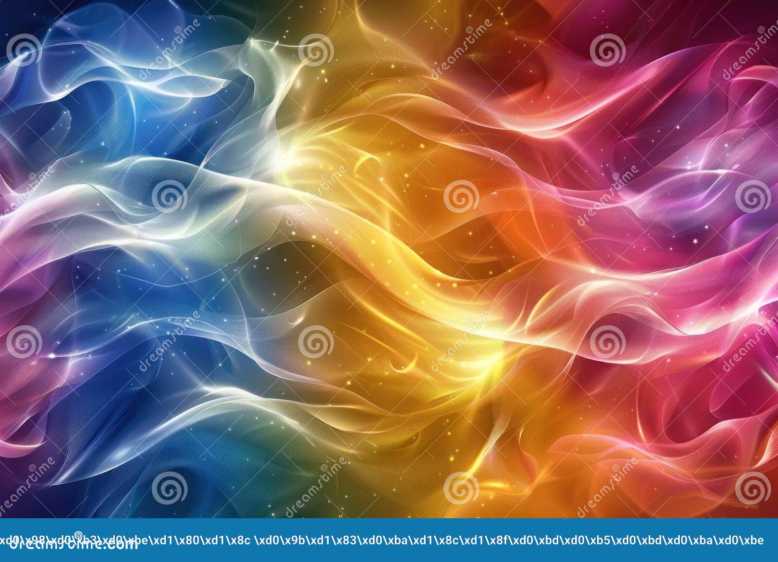 Multicolored Energy Flow Background Design Stock Photo - Image of ...