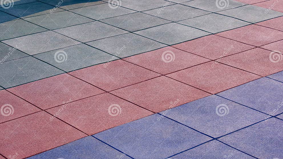 Multicolored EPDM Rubber Floor Texture Background of Outdoors ...