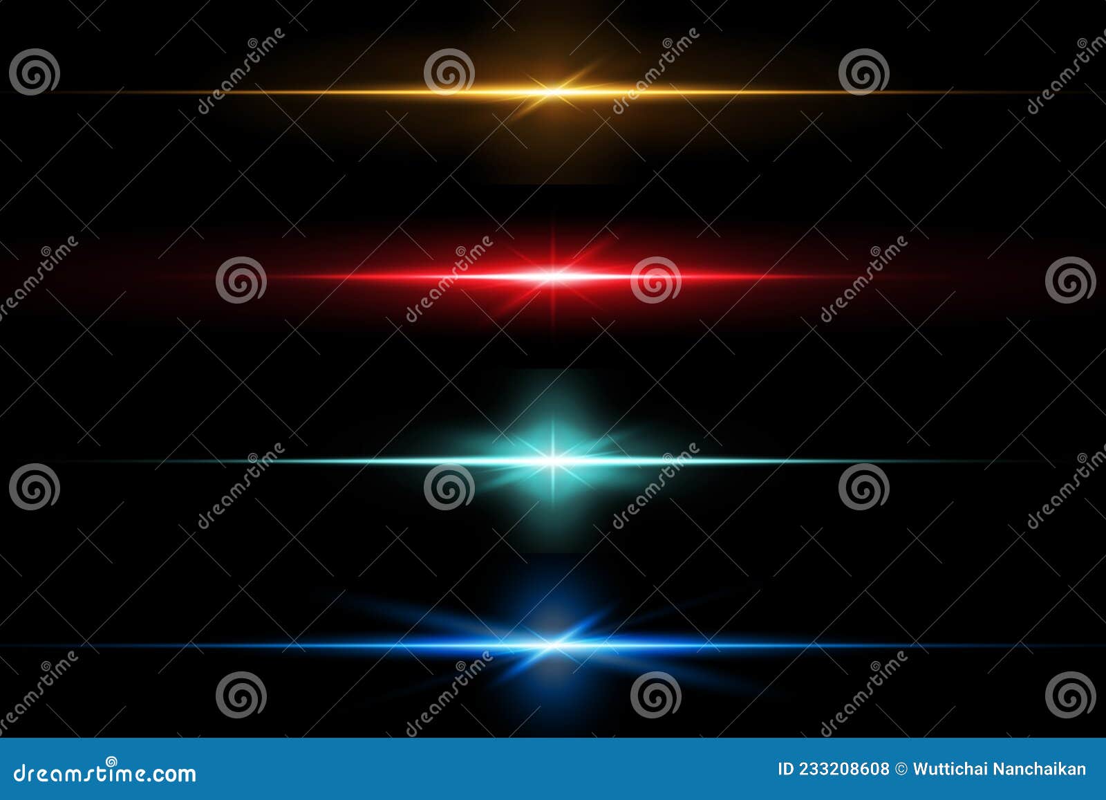 Multicolored Explosion of Light Stock Vector - Illustration of effect ...