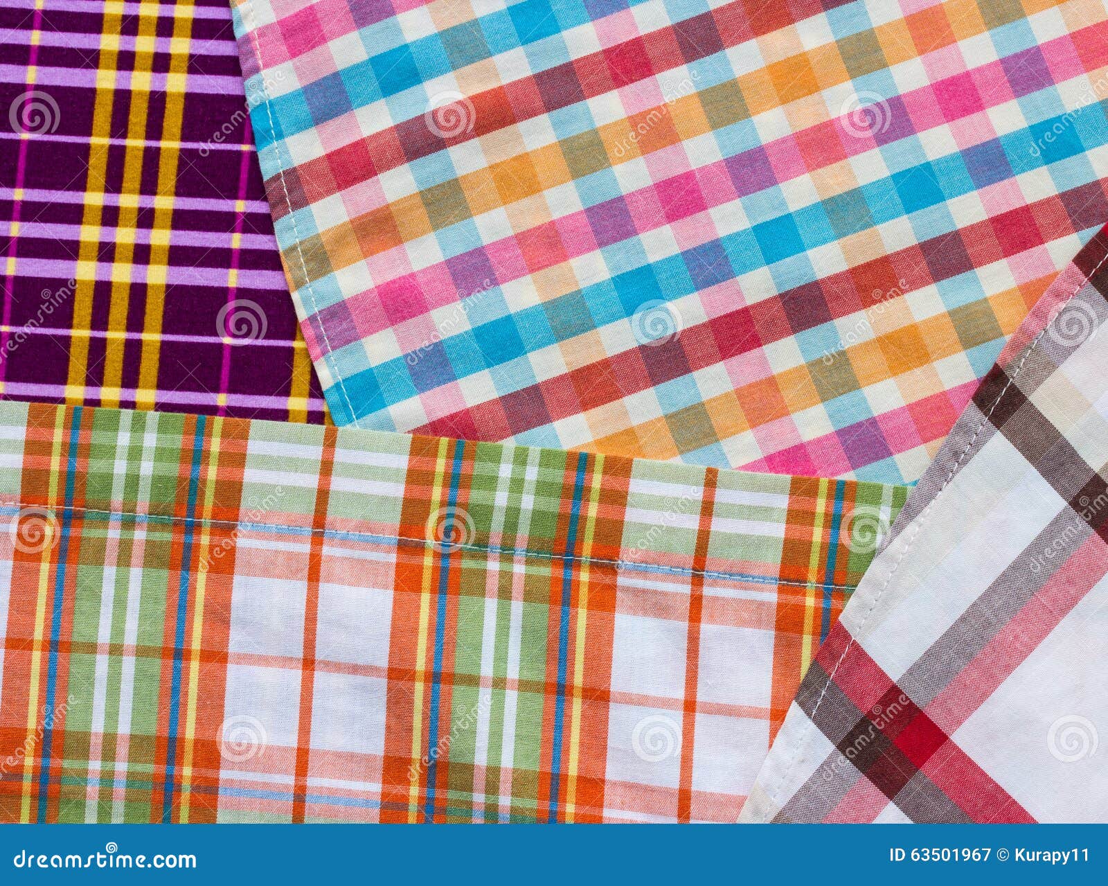 Multicolored fabric stock image. Image of thread, flying - 63501967