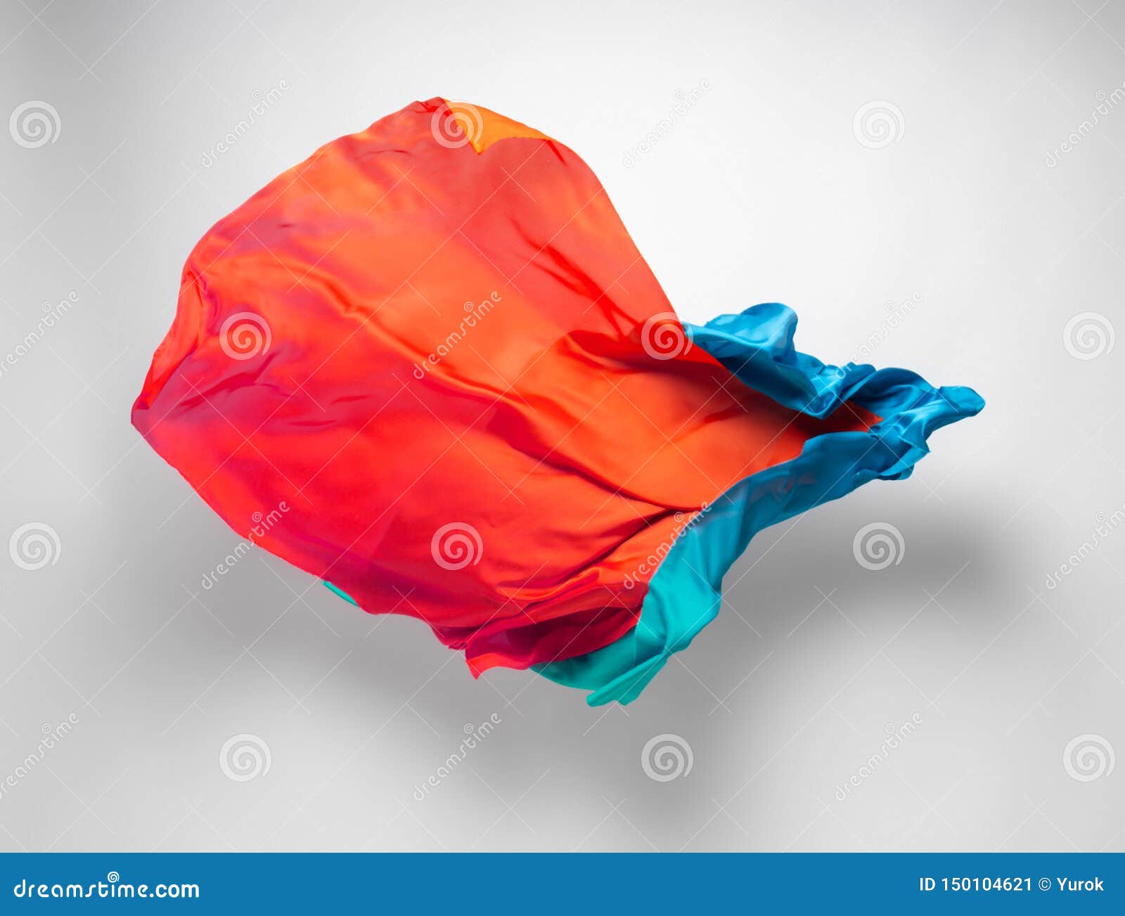 Multicolored Fabric in Motion Stock Image - Image of fabric, moving ...