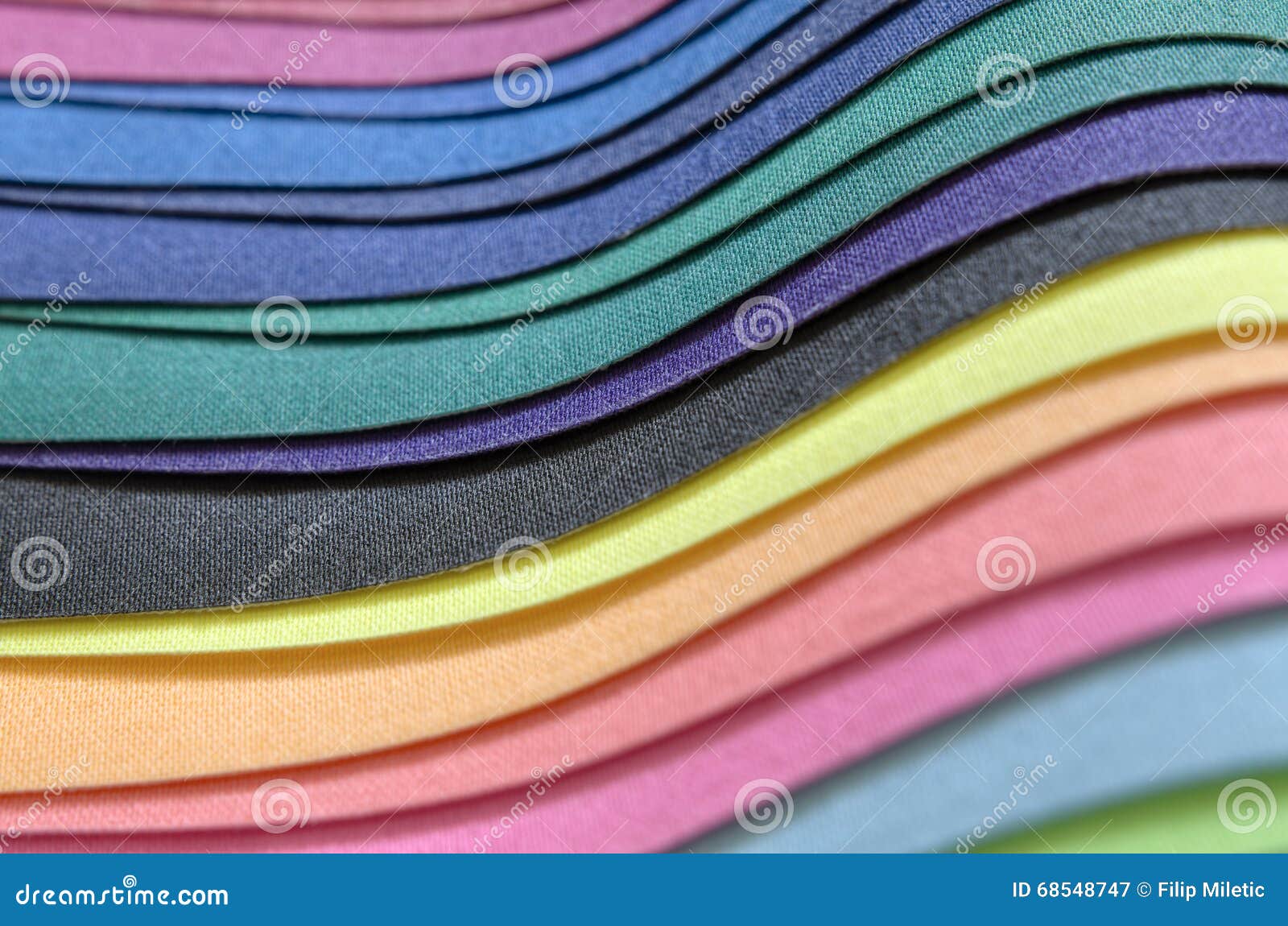 Multicolored fabric stack stock image. Image of colorful - 68548747
